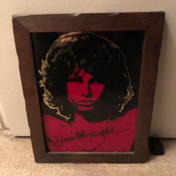 Art | Vintage Jim Morrison Vector Glass Portrait | Poshmark